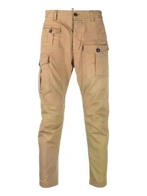 Dsquared2 Tapered Cargo Trousers - Brown