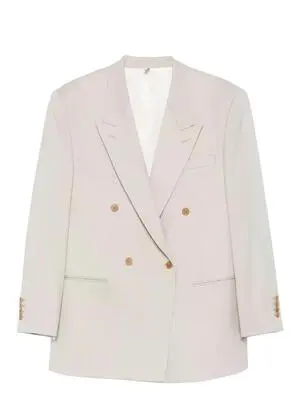 SUNFLOWER 90's Double-breasted Blazer - Neutrals