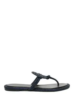 Tory Burch Miller Pavé Crystal-embellished Sandals - Blue