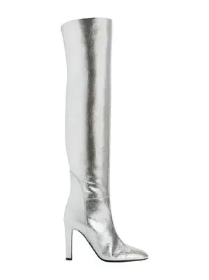 GIUSEPPE ZANOTTI 105mm Hattie Knee-high Boots - Silver