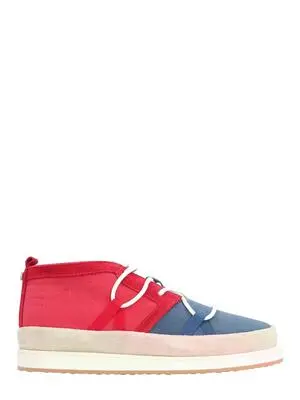 VOLTA Suede Lace-up Sneakers - Red