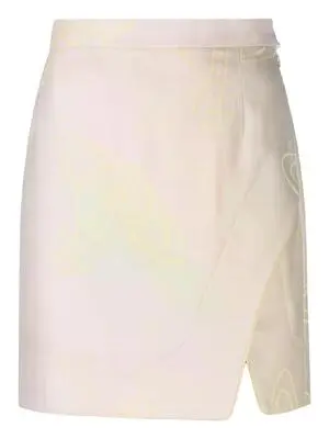 VIVIENNE WESTWOOD Rita Orb-print Wrap Skirt - Neutrals