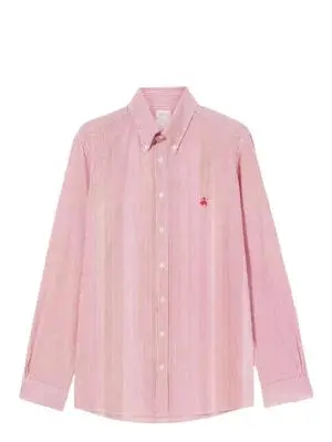 Brooks Brothers Striped Button-up Shirt - Red
