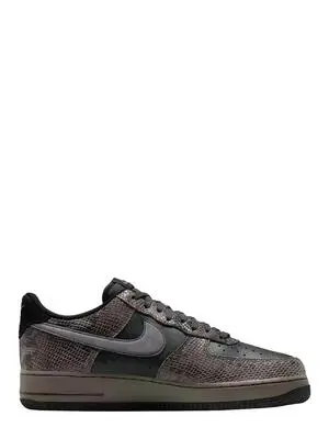 Nike Air Force 1 Low Off Noir Snakeskin Sneakers - Black