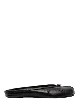 MAISON MARGIELA Tabi Leather Flat Mules - Black
