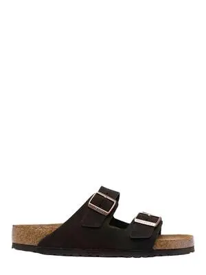 BIRKENSTOCK Arizona Suede Slides - Brown