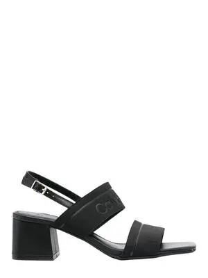 Calvin Klein 55mm Block Heel Sandals - Black
