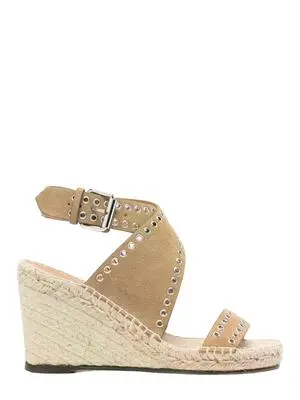 Isabel Marant Étoile Iriane 85mm Wedge Espadrilles - Neutrals