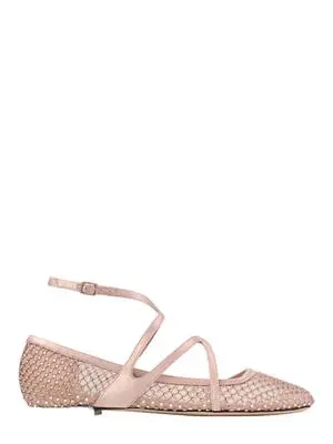 JIMMY CHOO Astoria Ballet Flats - Pink