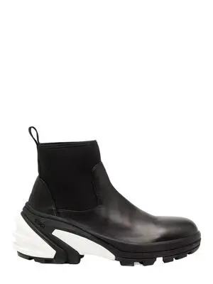 1017 Alyx 9sm Panelled Chunky-sole Ankle Boots - Black
