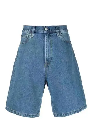 Carhartt Work In Progress Logo-detail Denim Shorts - Blue