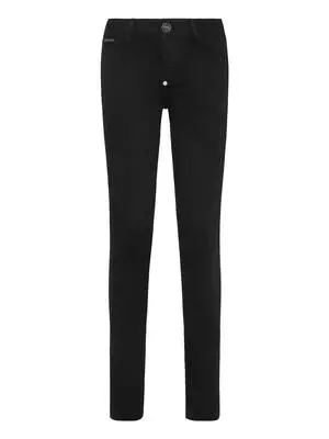 Philipp Plein Mid-rise Skinny Jeans - Black