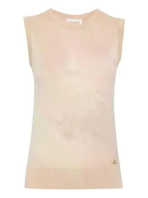 Chloé Sleeveless Wool Jumper - Neutrals