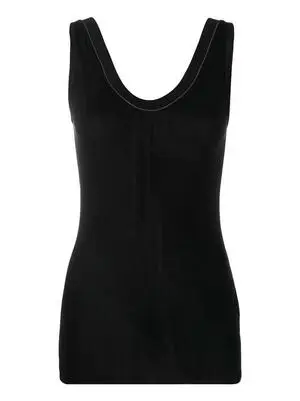 Brunello Cucinelli Sleeveless Top - Black