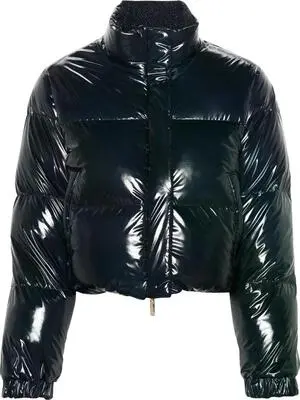 Thom Browne Herringbone Reversible Down Jacket - Blue