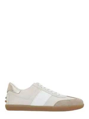 TOD'S Leather Sneakers - Neutrals