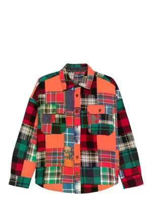 Polo Ralph Lauren Padded Patchwork Shirt - Red