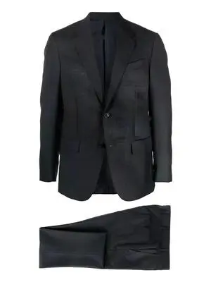 Zegna Single-breasted Two-piece Suit - Black