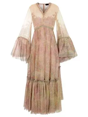 Etro Printed Maxi Dress - Pink