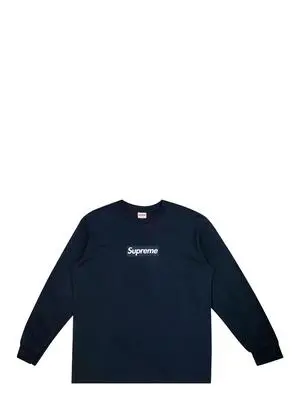 Supreme Box Logo Long-sleeve T-shirt - Blue