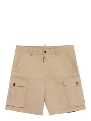 Dsquared2 Logo-tag Cargo Shorts - Brown
