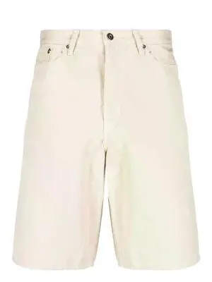 Off-White Wave Off Canvas Shorts - Neutrals
