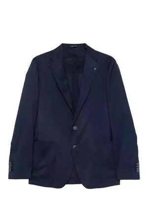 Tagliatore Single-breasted Blazer - Blue