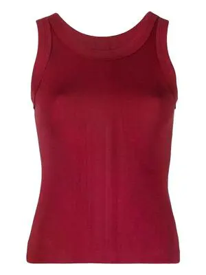 STYLAND Organic Cotton Vest Top - Red
