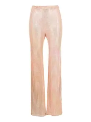 SANTA BRANDS Rhinestone-embellished Straight Trousers - Neutrals