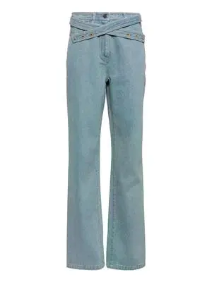 Paris Georgia Jo Straight-leg Jeans - Blue