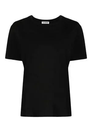 JIL SANDER Crew Neck Short-sleeve T-shirt - Black