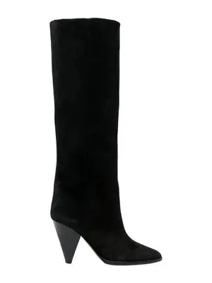 Isabel Marant Étoile Ririo 90mm Suede Boots - Black