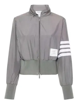 Thom Browne Ripstop Bomber Jacket Grey