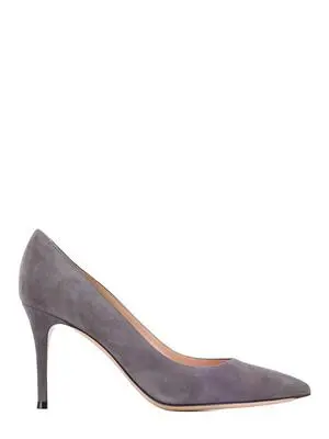 GIANVITO ROSSI Gianvito 85mm Suede Pumps Grey