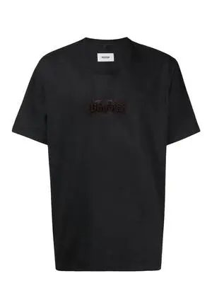 DOUBLET Logo-patch Organic Cotton T-shirt - Grey