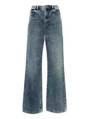 PATRIZIA PEPE High-Rise Straight-Leg Jeans