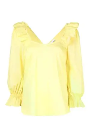 PAUL SMITH PS Paul Smith Ruffle-Trim Cotton Blouse