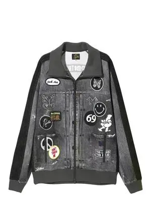 Needles X Midnight Studios Denim Track Jacket - Black