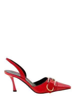 Givenchy 76mm Voyou Slingback Pumps - Red