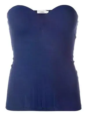 AMIR SLAMA Strapless Tube Top - Blue