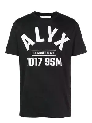 1017 Alyx 9sm Techno Logo-print T-shirt - Black