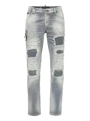 Philipp Plein Studded Jeans - Grey