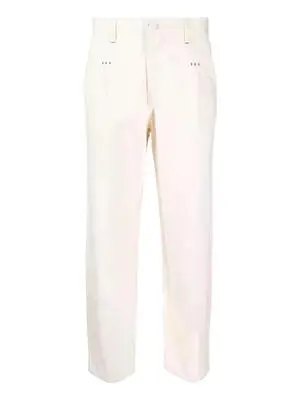 See By Chloé Pintuck-detail Tapered Jeans - Neutrals