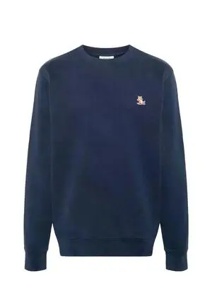 Maison Kitsuné Chillax-patch Sweatshirt - Blue