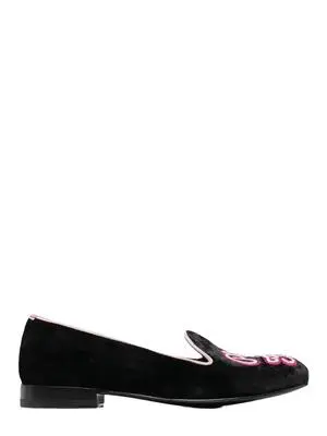 SCAROSSO Brian Atwood Lady Nolita Slippers - Black