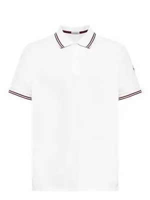 Moncler Logo-patch Polo Shirt - White