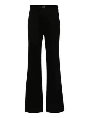 TWINSET Logo-Plaque Straight-Leg Trousers