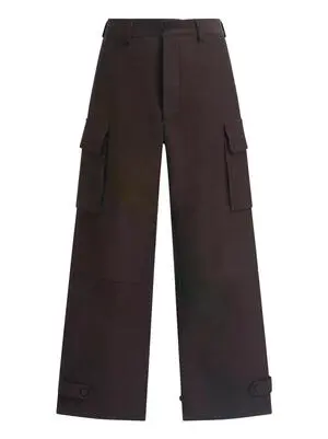 Marni Cotton Cargo Pants - Brown