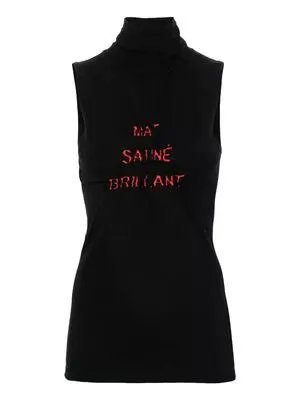 MAISON MARGIELA Gathered Roll-Neck Top