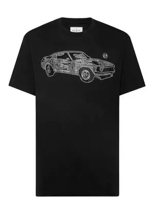 Philipp Plein Strass Cars Racing T-shirt - Black